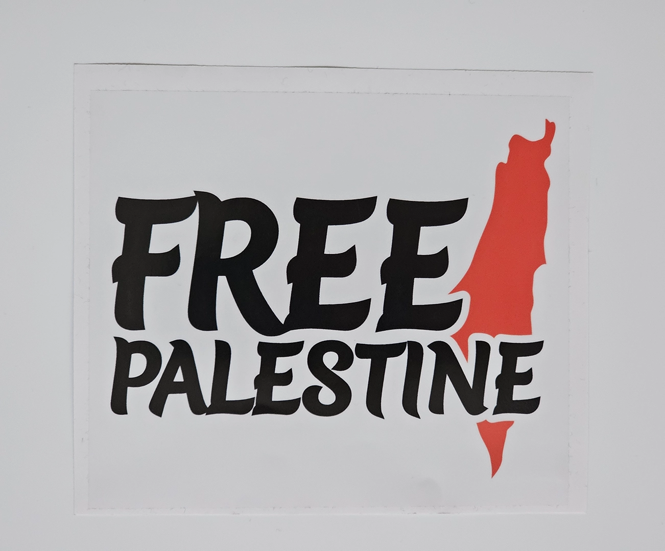 Free Palestine - Araba Sticker | Kufi Design